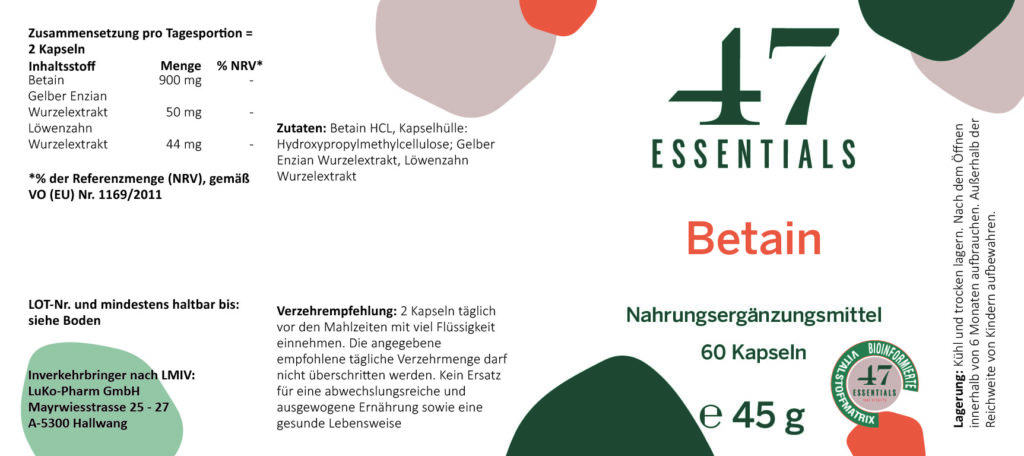 Betain - 47 Essentials